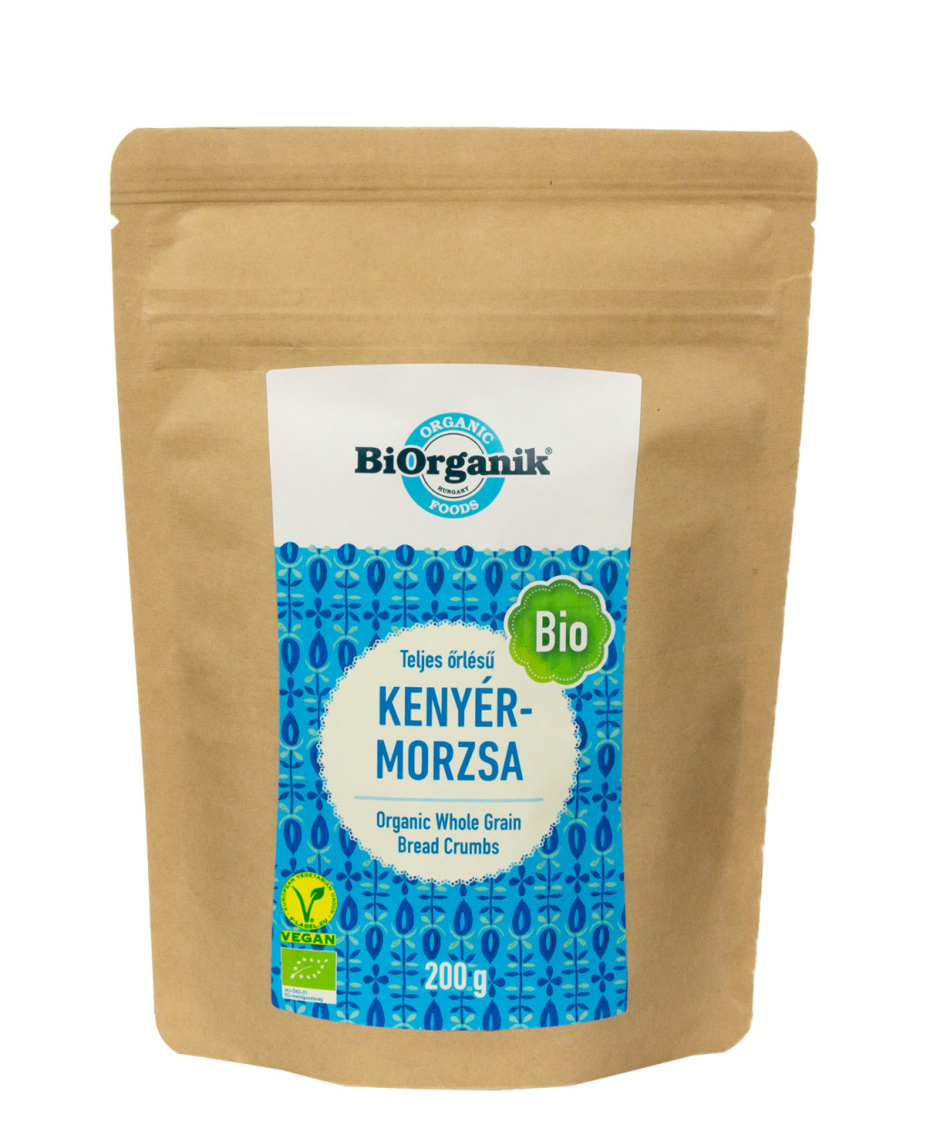 BIO kenyérmorzsa teljes őrlésű 200g - biorganik.hu